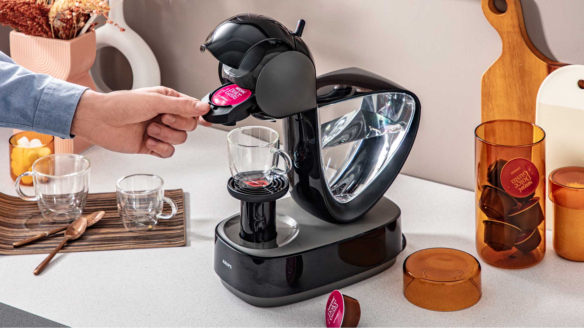 Infiníssima Touch de Krups Dolce Gusto es el regalo ideal para papá