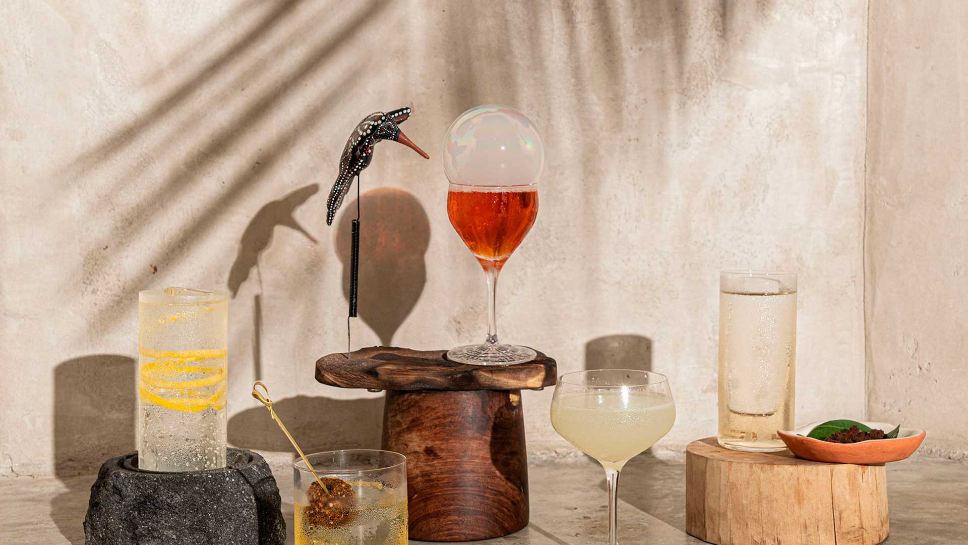 Conoce Zapote Bar y sus creativos cocteles inspirados en la selva maya