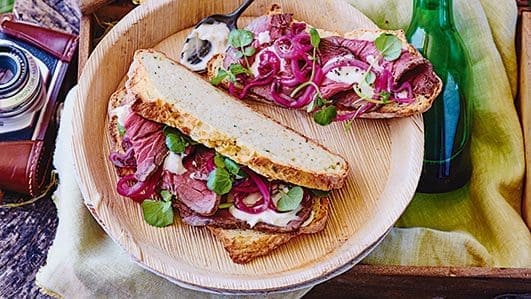 Sándwich de roast beef