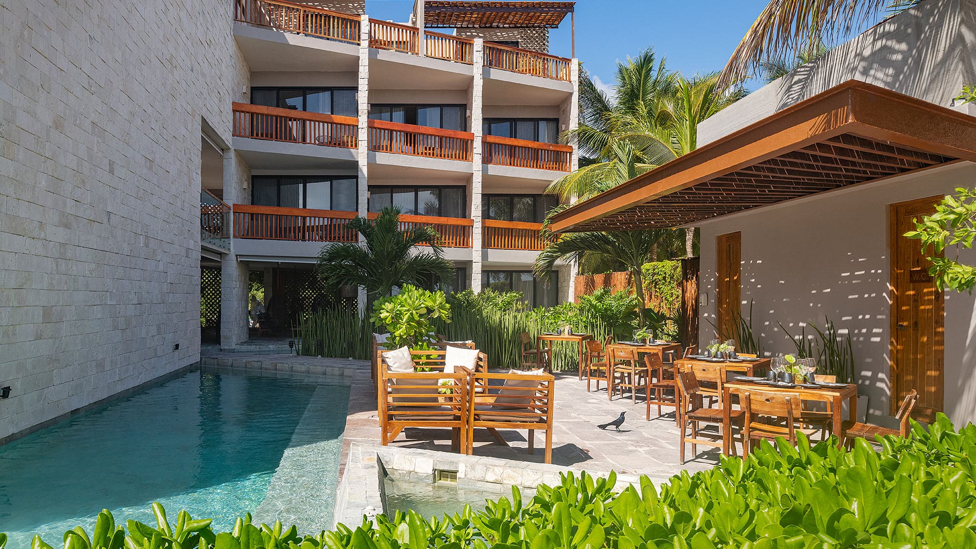 El muelle de este hotel en Tulum tiene las mejores vistas del Caribe ...