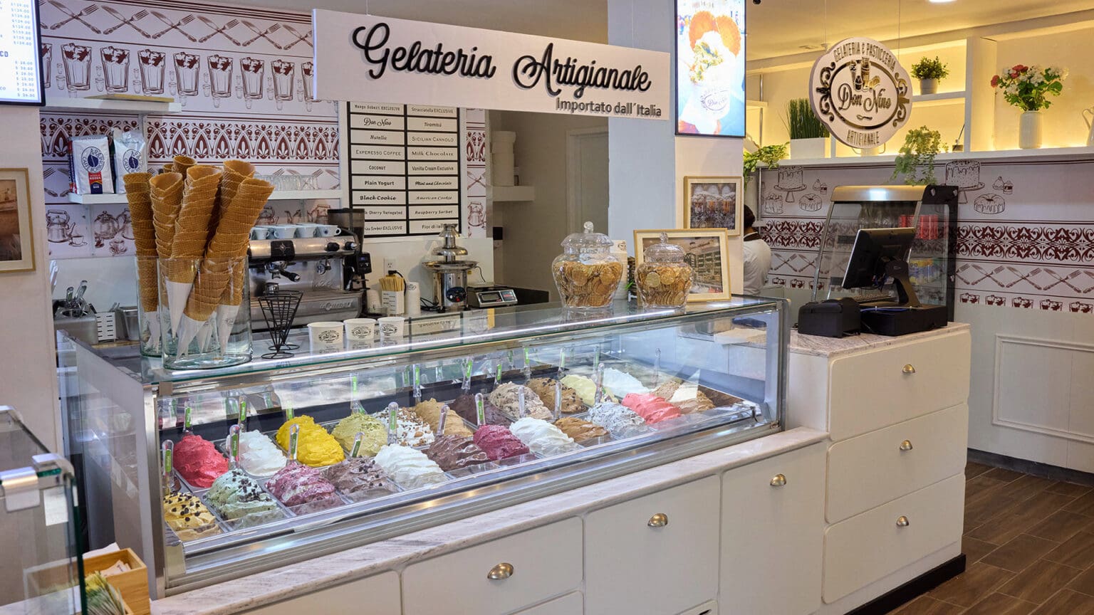 Don Nino: helados que vienen (literalmente) directo de Italia