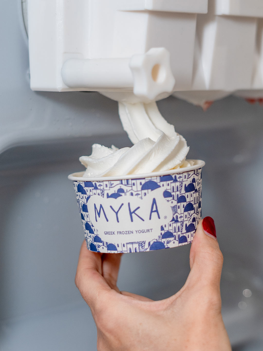 Myka Greek Frozen Yogurt: auténtico helado de yogurt griego en CDMX